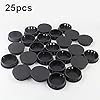 Amazon.com: Jersvimc 25Pcs 1 1/2 Inch(38mm) Black Hole Plug Plastic ...