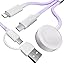 Amazon.com: 3 in 2 Charger Cable, Rapid Fast Charging USB C Watch Phone ...