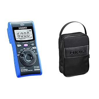 Amazon.co.jp: HIOKI (日置電機) デジタルマルチメータ (抵抗測定搭載の電工用) DT4223 & 携帯用ケース C0202【セット買い】 : 産業・研究開発用品