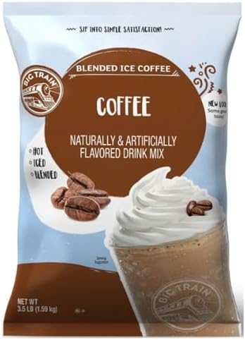 Amazon.com : Big Train White Chocolate Latte Blended Ice Coffee ...