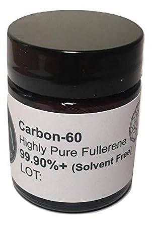 99.9%+(NoSolvent) Carbon 60 (C60, Fullerene) Powder [Quantity = #Grams ...