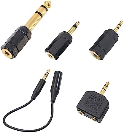 Amazon | マクサー電機 3.5mm プラグ/ジャック 用 オーディオ 変換プラグセット 3.5mm 端子を 様々な規格へ変換 携帯用ポーチ付き | マクサー電機 | 変換アダプター・変換プラグ