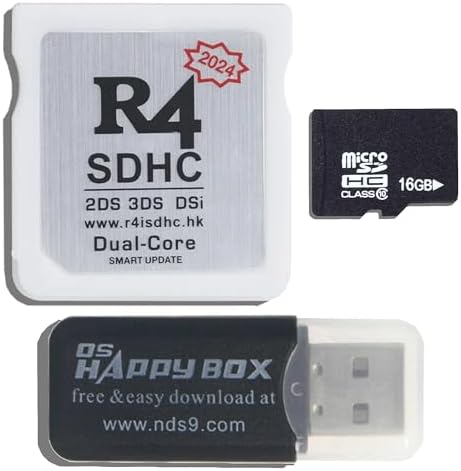 Amazon.com: 2024 R4 SDHC Gold Pro Card Dual Core Revolution Cartridge ...