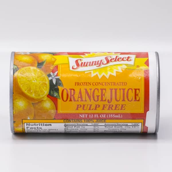 Amazon.com: Sunny Select, Pulp Free Orange Juice, 12 Fl Oz : Grocery ...