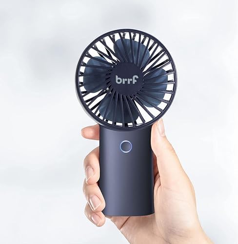 brrf Mini Thunder Handheld Fan (Upto 18 Hours Running) Rechargeable ...