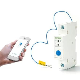 WiFi DIN Rail Circuit Breaker Remote Control by Ewelink APP for Smart Home 16A 25A 32A 40A 50A ...
