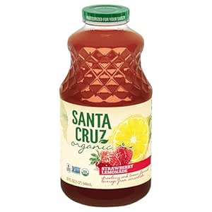 Amazon.com: Santa Cruz Organic Limonada de fresa, 32 onzas líquidas (paquete de 1)