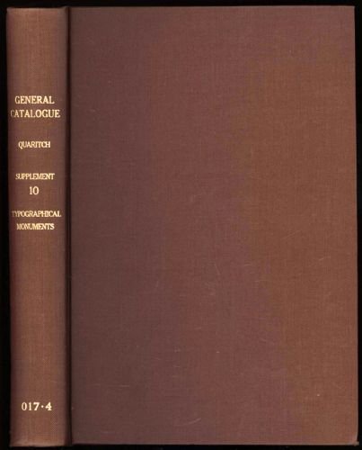 Monuments of Typography and Xylography Books of the First Half Century ...