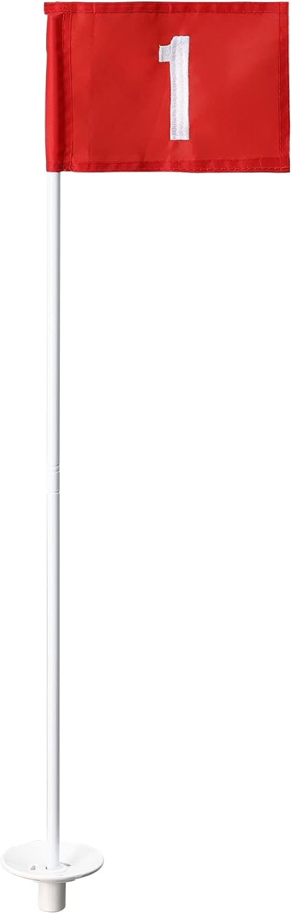 Amazon.com : Golf Flags for Yard 6 FT, Golf Flagstick for Putting Green ...