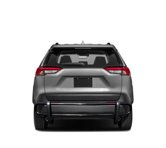 Buy Black Horse Black Steel Rear Bumper Guard Double Tube compatible ...