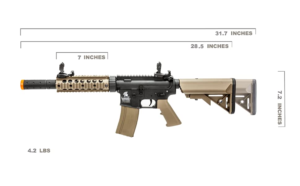 Snapklik.com : Lancer Tactical Gen 2 Airsoft Rifle SD M4 GEN 2 Polymer ...