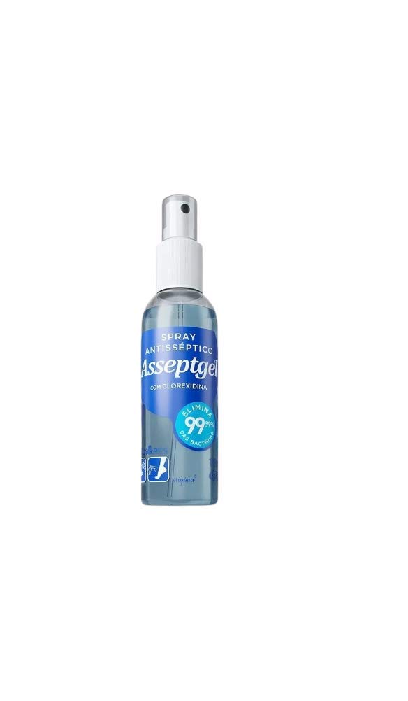 Spray Antisséptico Asseptgel 120ml | Amazon.com.br