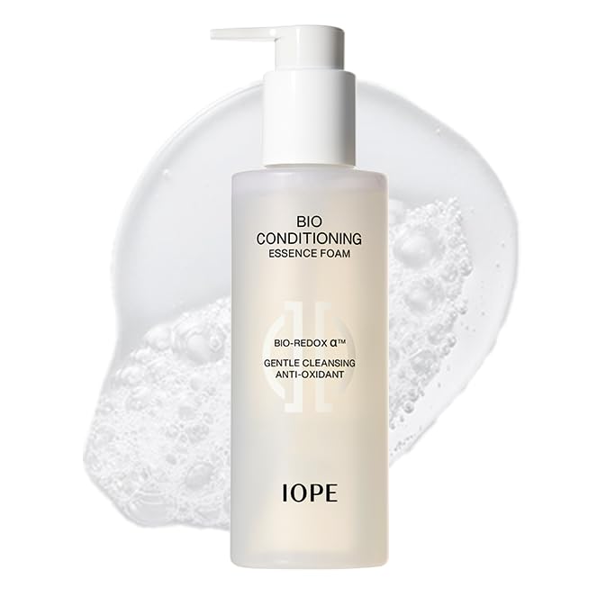 Amazon.com: IOPE BIO Conditioning Essence Foam Facial Cleanser | Gentle ...