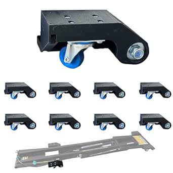 for QuickJack GlideRide Caster System - 8 Soft Wheel Kit for Easy ...