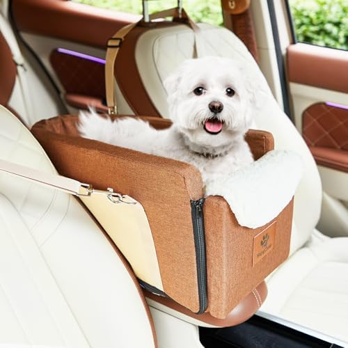 Amazon.com : Center Console Dog Car Seat, for Small Dogs Up to 9 Lbs ...