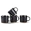 Amazon.com: GBHOME 12OZ Stackable Coffee Mugs, Ceramic Coffee Mugs with ...