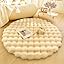 QZYGWCS Round Rabbit Plush Rug,Faux Rabbit Fur Anti Slip Carpets,Modern ...