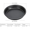 Amazon.com: QANYEGN 2 Packs Deep Dishes Pizza Pan, 6 Inch Non Stick ...