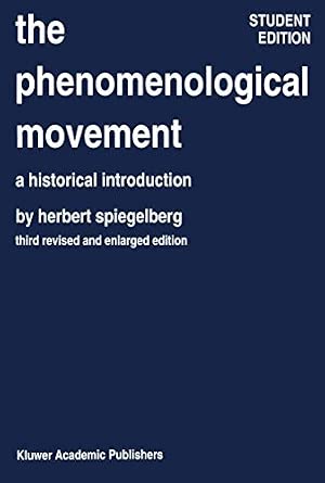 Amazon.com: The Phenomenological Movement: A Historical Introduction ...