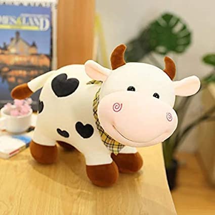 Buy Swara's Store Mow Cow Soft Toy Cuddly Shuddly Plush Toys Light ...