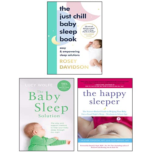 The Happy Sleeper, The Just Chill Baby Sleep Book [Hardcover], The Baby Sleep Solution 3 Books ...