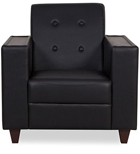 HomeTown Single Seater Sofa (Black) : Amazon.in: Home & Kitchen