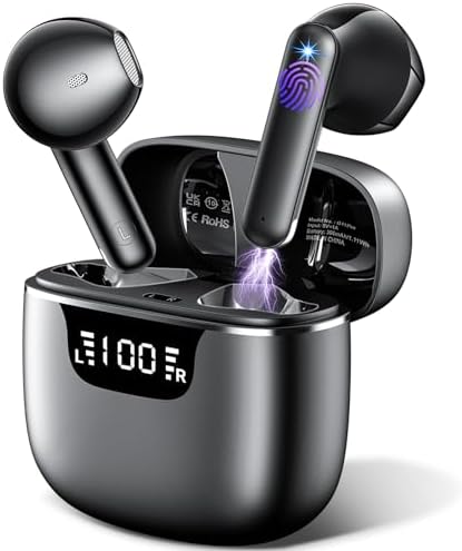 Wireless Earbuds, Bluetooth 5.3 Headphones, Wireless Headphones In Ear ...