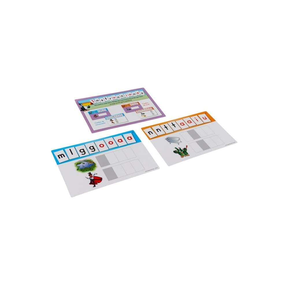 Buy Tarjetas de Trabajo: Construcción de palabras (Spanish Word ...