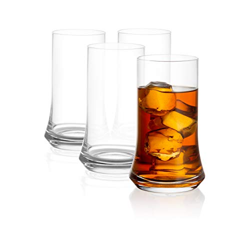 JoyJolt Regalos de Disney, Mickey 'Yikes!' Juego de 4 vasos de cr