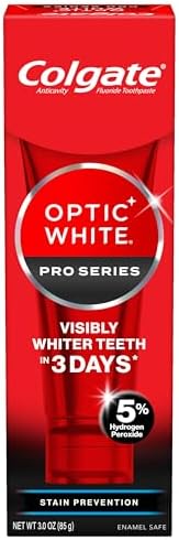 Amazon.com : Colgate Optic White Pro Series Stain Prevention Hydrogen ...