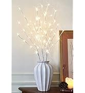 EAMBRITE 3PK 76cm Home Decorative Twig Lights Garden Stake Branch ...