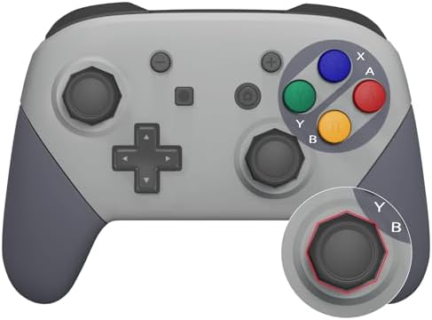 eXtremeRate SFC SNES Classic EU Style Faceplate Backplate Handles Cover ...