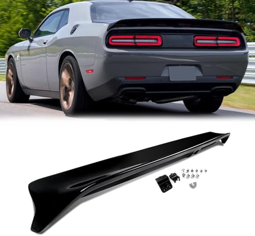 Amazon.com: Rear Trunk Spoiler with Camera Hole Fit for Dodge ...