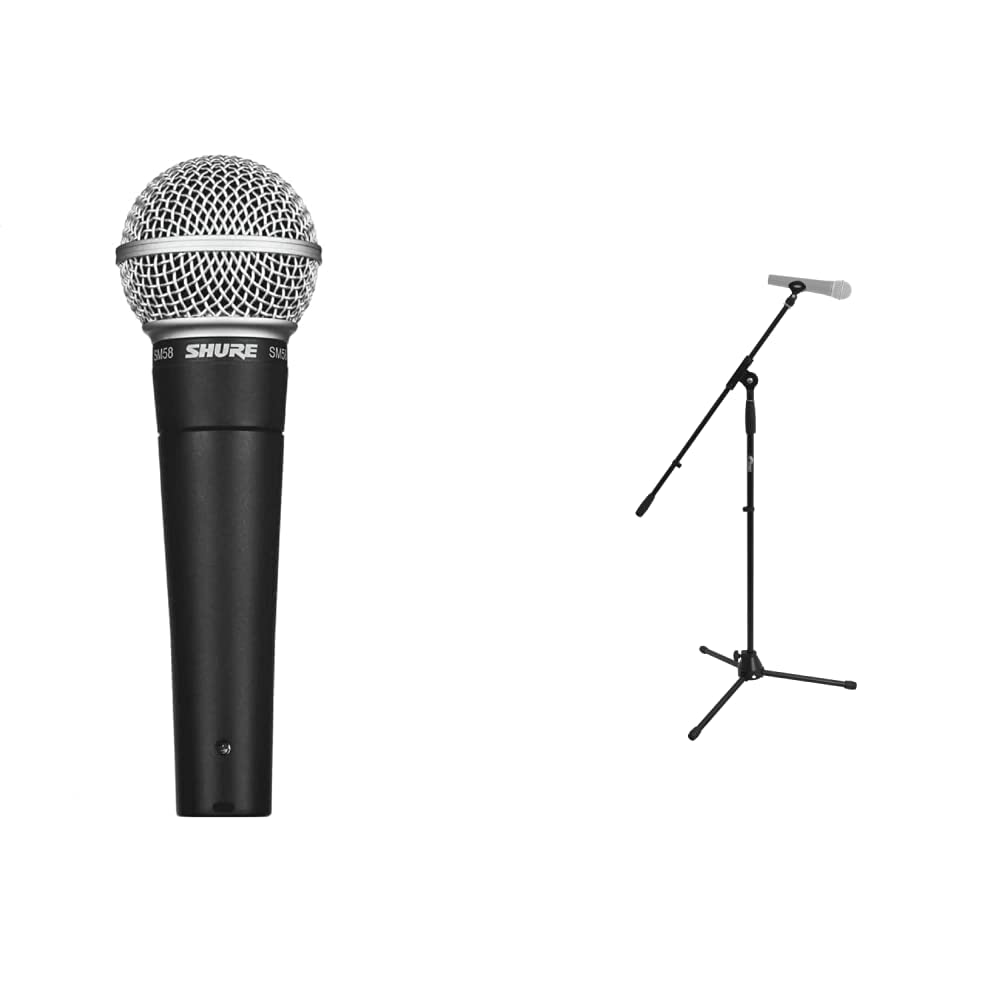 Shure SM58-LCE Cardioid Dynamic Vocal Microphone with Pneumatic Shock ...