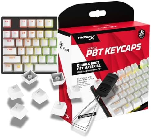 Amazon.com: HyperX Pudding Keycaps 2 - Full Key Set - PBT - 112 Keys ...