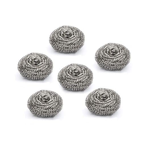 Stainless Steel Big Scrub Pad (Silver, Pack of 10) : Amazon.in: Home ...
