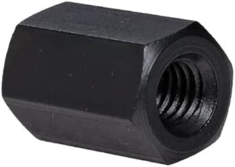 Carbon Steel Coupling Nut, Black Oxide Finish, 5/16"-18 Threads, Made ...