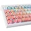 Sunzit PBT Keycaps 130 Keys Custom Cherry Profile Dye-Sub Keycap Set ...