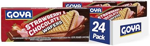 Amazon.com: Goya Foods Strawberry & Chocolate Wafers, 4.9 Ounce (Pack ...