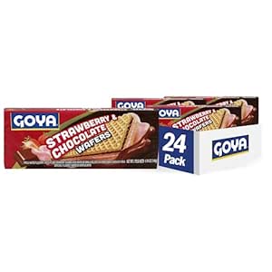 Amazon.com: Goya Foods Strawberry & Chocolate Wafers, 4.9 Ounce (Pack ...