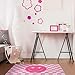 Amazon.com: Pink Smile Face Rug Preppy Buffalo Check Plaid Contemporary ...