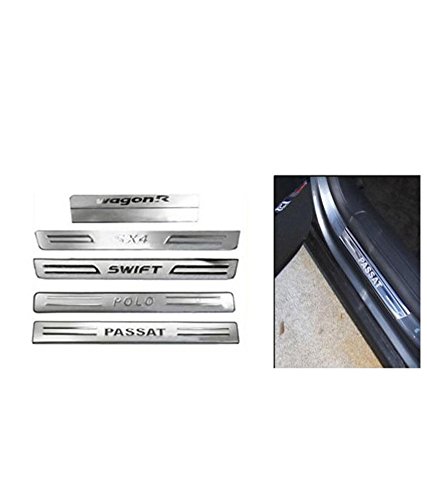 Carsaaz Door Stainless Steel Foot Step Plate For Mahindra Bolero ...
