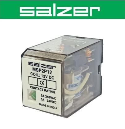 8 Pin Relay 5Amp 2 Pole Salzer Make General Purpose Relay - MSP2P ...