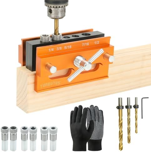 Self Centering Doweling Jig Kit - Adjustable Width Dowel Jig Kit for ...