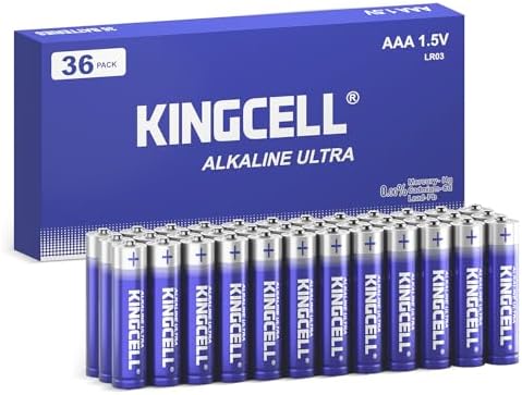 Extra Alkaline Triple A Batteries, Long Lasting Power for High ...