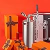 Amazon.com: TMCRAFT 128oz Mini Keg Growler, Pressurized Stainless Steel ...