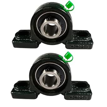 HQRP 2-Pack UCP204-12 2-Bolt Pillow Block Bearing 3/4-inch Bore, Solid Base, Self-Alignment ...