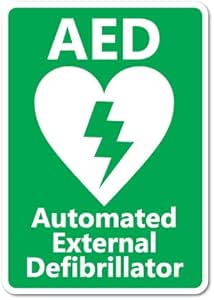 Amazon.com: AED Automated External Defibrillator Sticker Decal Safety ...