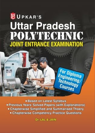 Buy Uttar Pradesh Polytechnic Joint Entrance Examination in English by ...
