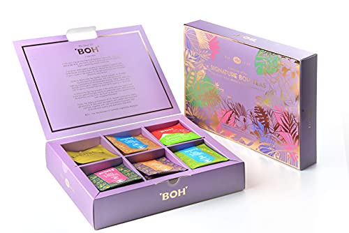BOH Seri Songket Tea Gift Variety, Earl Grey, 30 Total Tea Bags (Pack ...